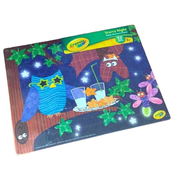 Crayola | Toys | Vintage Crayola Puzzle Starry Nights | Poshmark